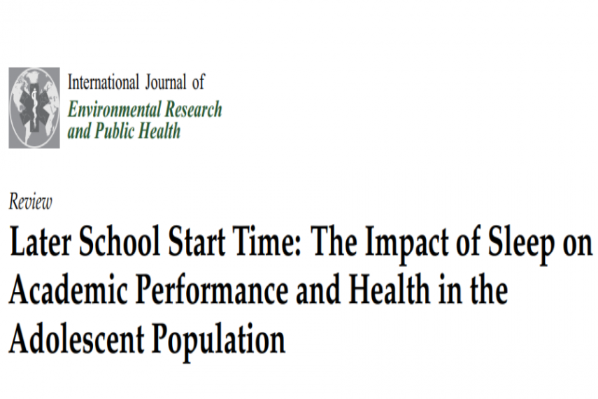Later School Start Time: The Impact of Sleep on Academic Performance ...